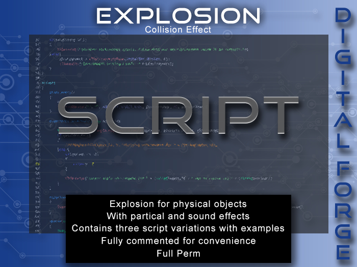 Second Life Marketplace - [DF] Explosion Script Set